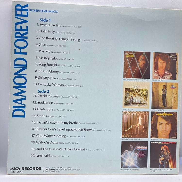 Diamond Forever - The 20 Best Of Neil Diamond (203.200) - Neil Diamond ...